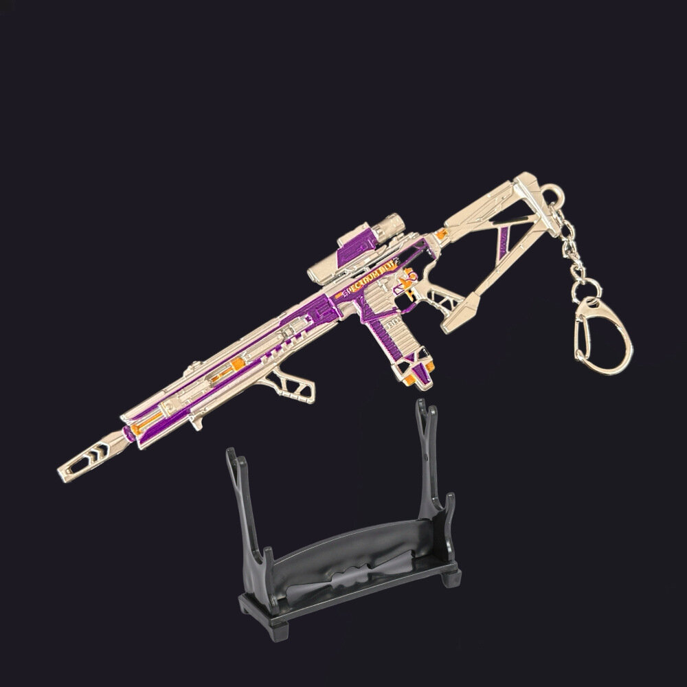 Модель оружия M7 Prism Assault из сплава Delta Force Брелок Спецификация：15 см M7 Prism Assault + Подставка для