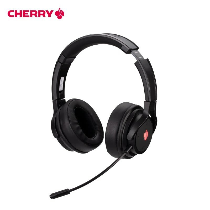 CHERRY HW 2.2 Беспроводные наушники с шумоподавлением для игр, цвет осенняя ночь серый, премиум-комфорт