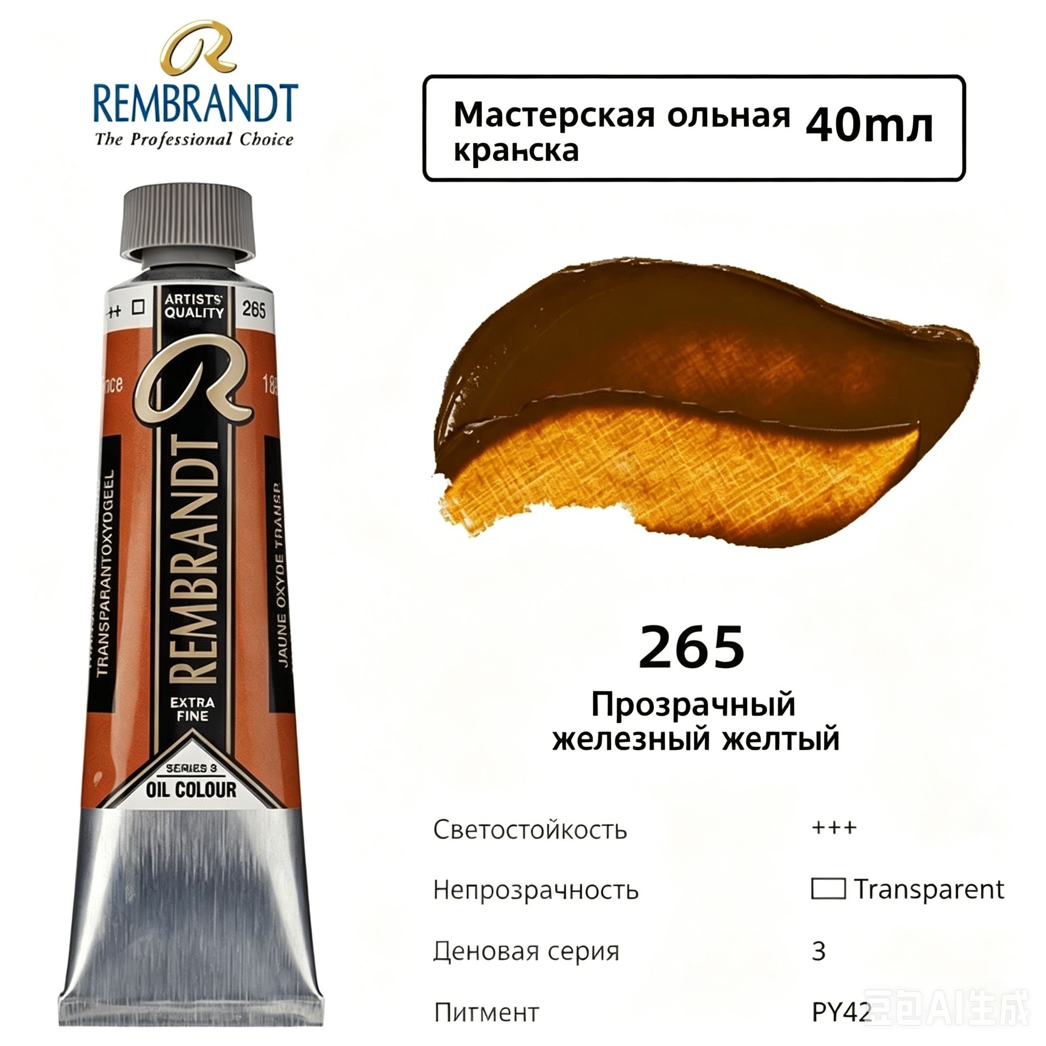 Royal Talens Краска масляная 1 шт, 40 мл./ 100 г.