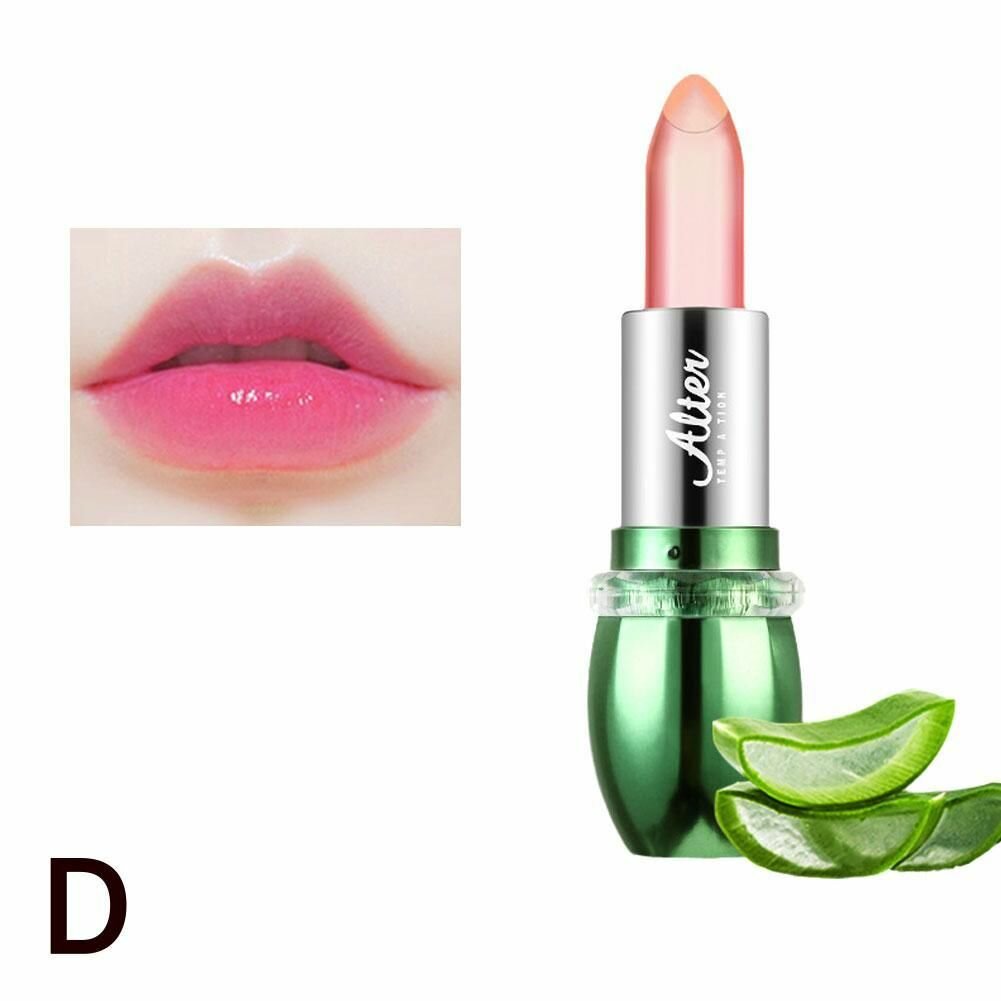 Алоэ вера, меняющая цвет губная помада