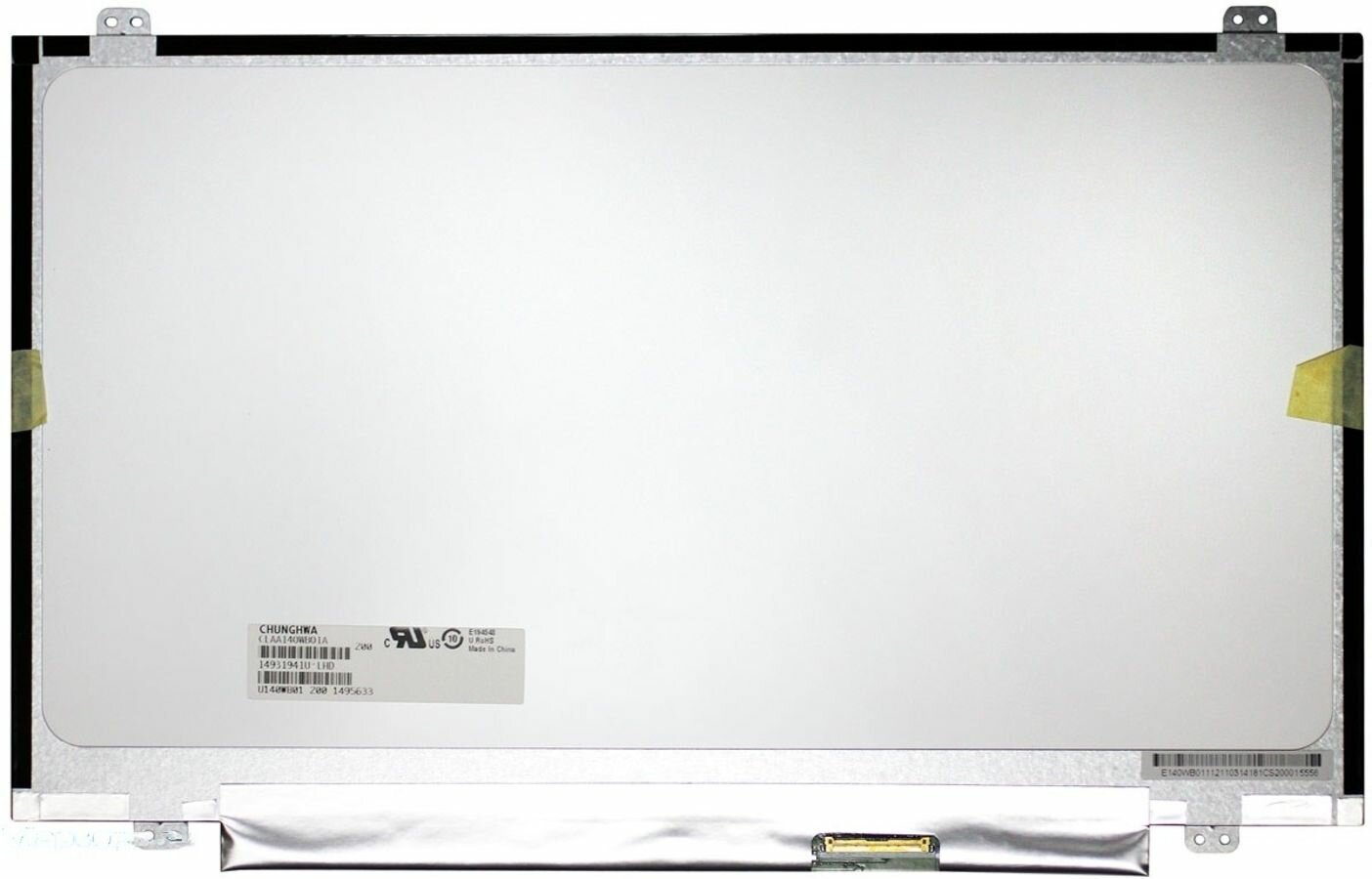 Матрица совместимая с CLAA140WB01A, Диагональ 14, 1366x768 (HD), Светодиодная (LED)