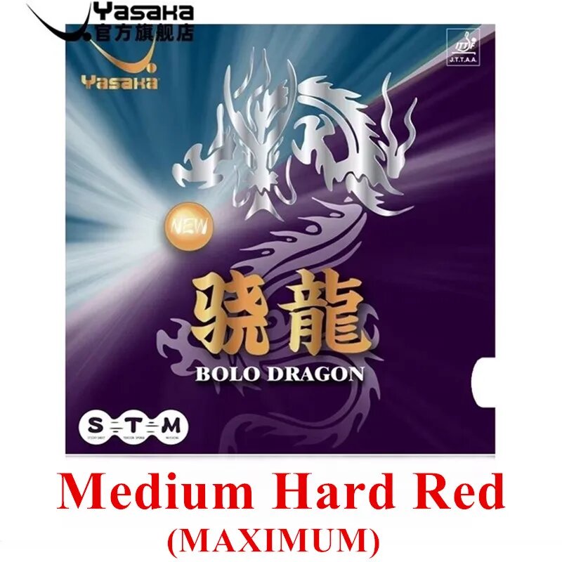 Yasaka BOLO DRAGON резина для настольного тенниса, Красный