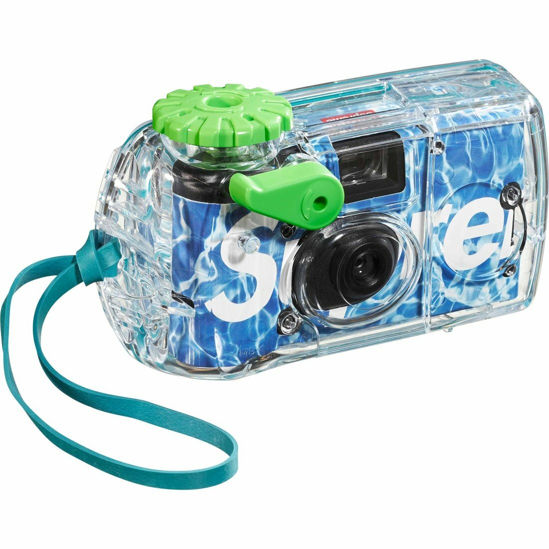 Одноразовые пленочные камеры Supreme X FUJIFILM водонепроницаемые, transparent blue