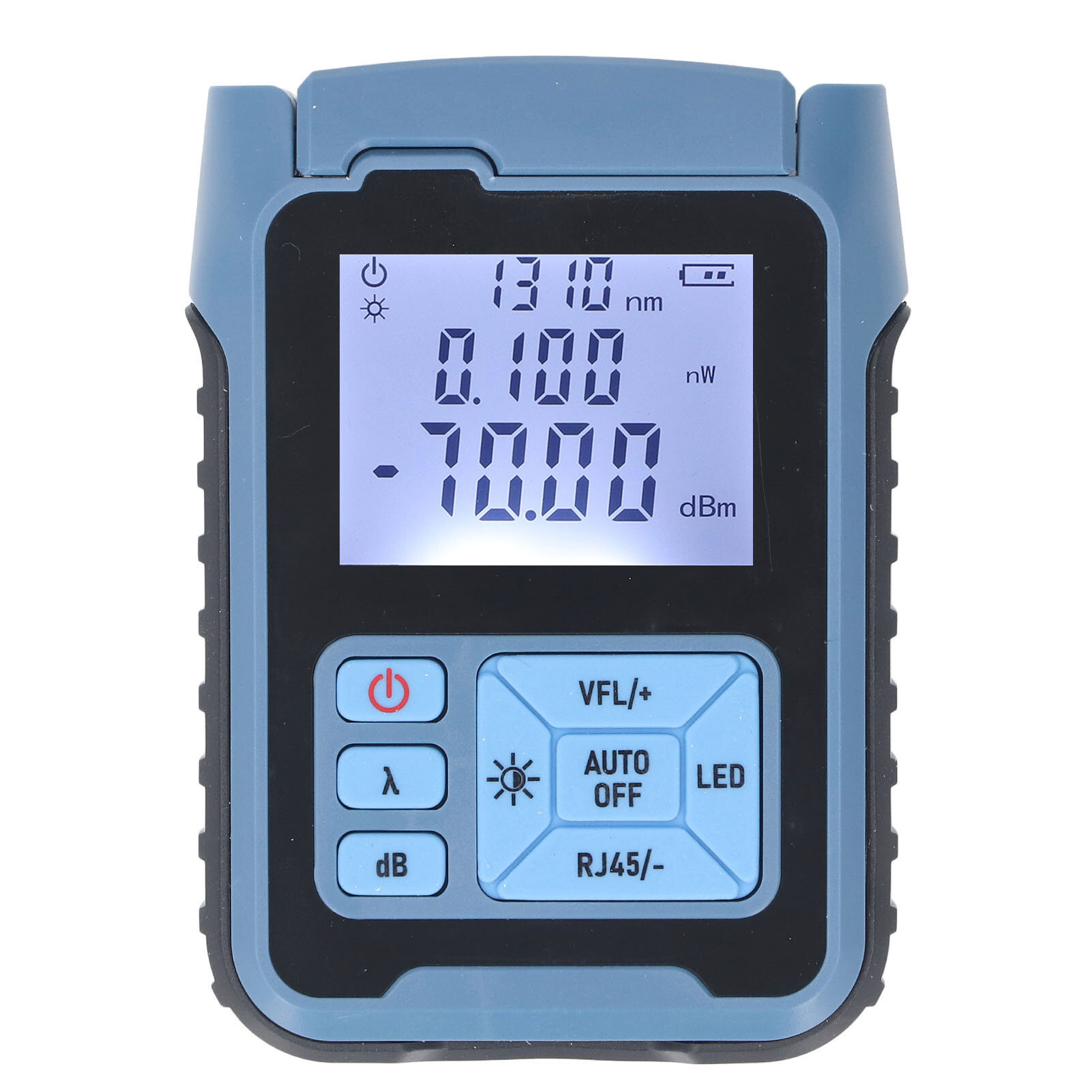 Измеритель оптической мощности 5 мВт, высокоточный тестер мощности оптоволокна, многофункциональный детектор красного света 850‑1650 нм