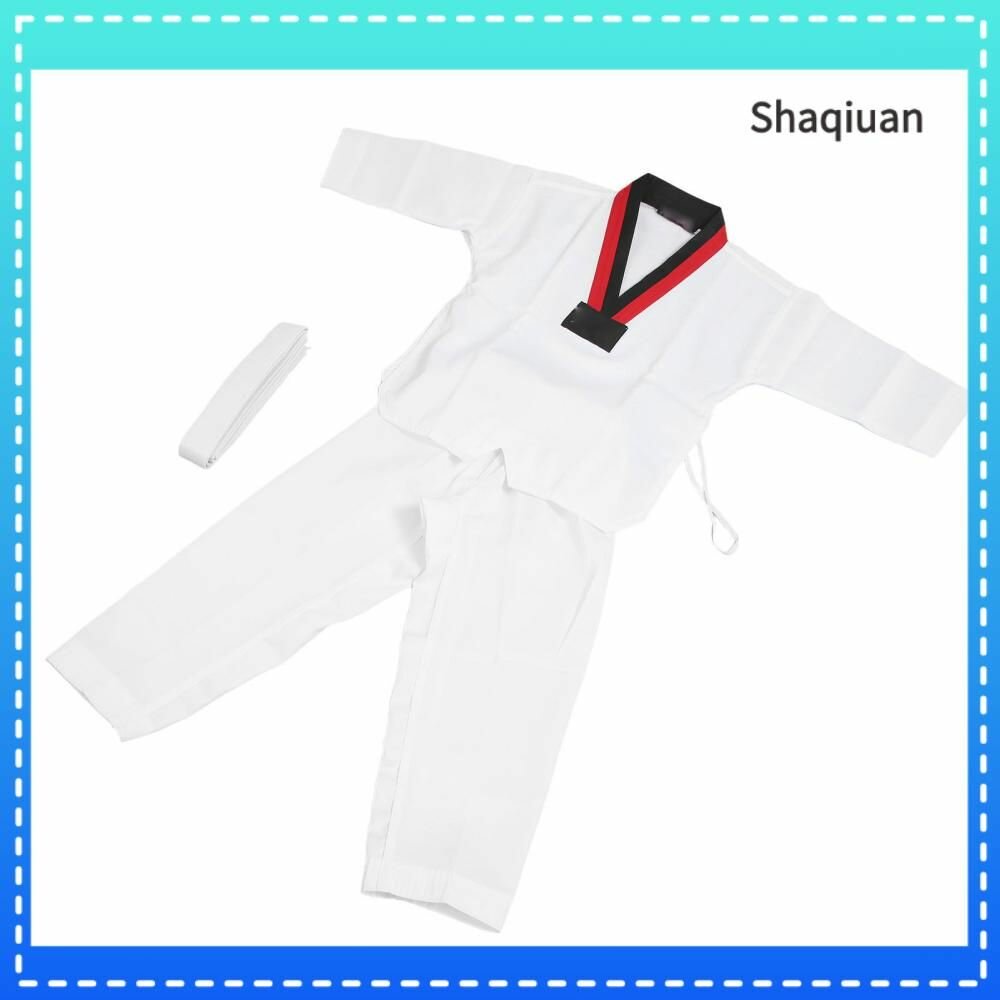 Детская форма для таэквондо, комфортная и модная, для занятий боевыми искусствами Код S
