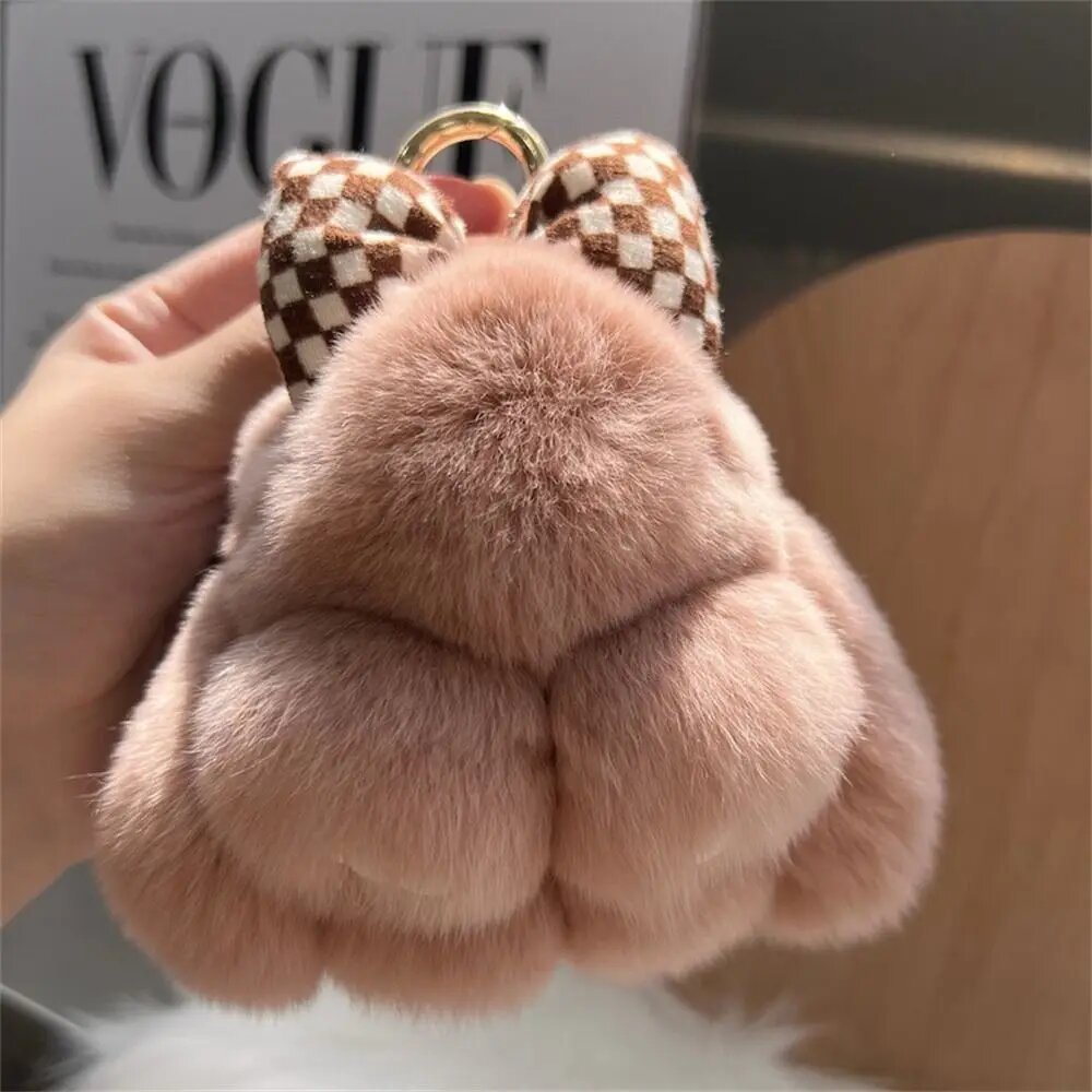 Плюшевый брелок с кроликом Brown