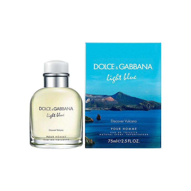 Туалетная вода Dolce Gabbana Light Blue Discover Vulcano Pour Homme 75 мл / Духи Лайт Блю Дискавер Вулкано Пур Хом