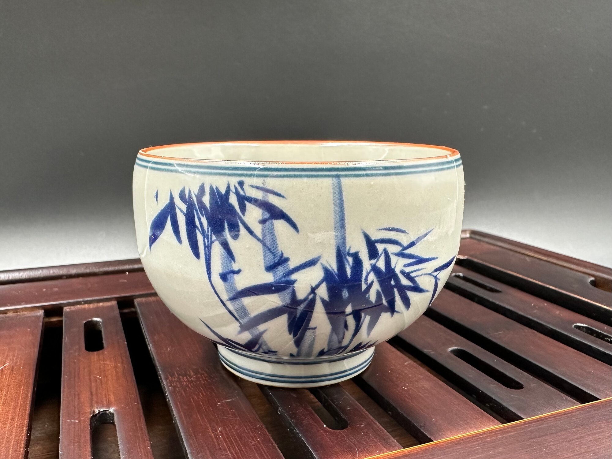 Пиала для чая "Бамбук", 110мл. В стиле "Ретро чашка для медитативного чаепития "