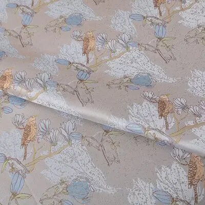 Светло-голубая жаккардовая парча Cheongsam для пошива