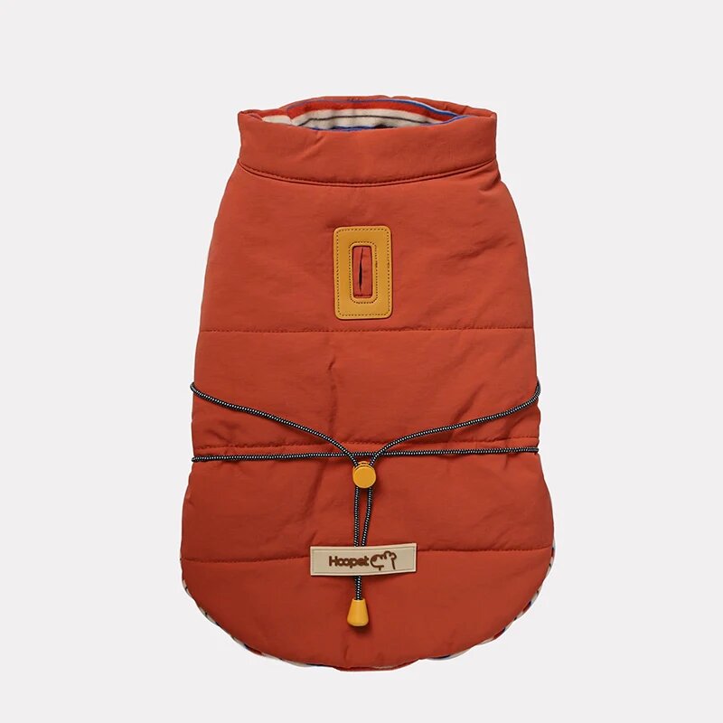 Теплый жилет для собак HOOPET L, Red