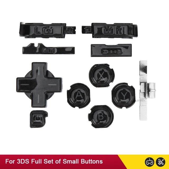 Комплект кнопок для 3DS Black (ABXY, D-Pad)