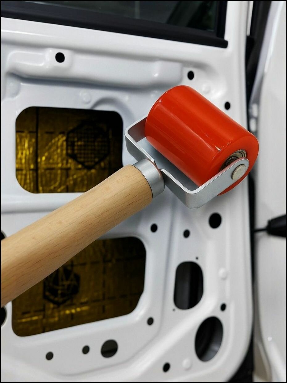 Силиконовый высокотемпературный ролик 40 мм / прикаточный ролик шириной 40 мм для кровли, пвх мембраны