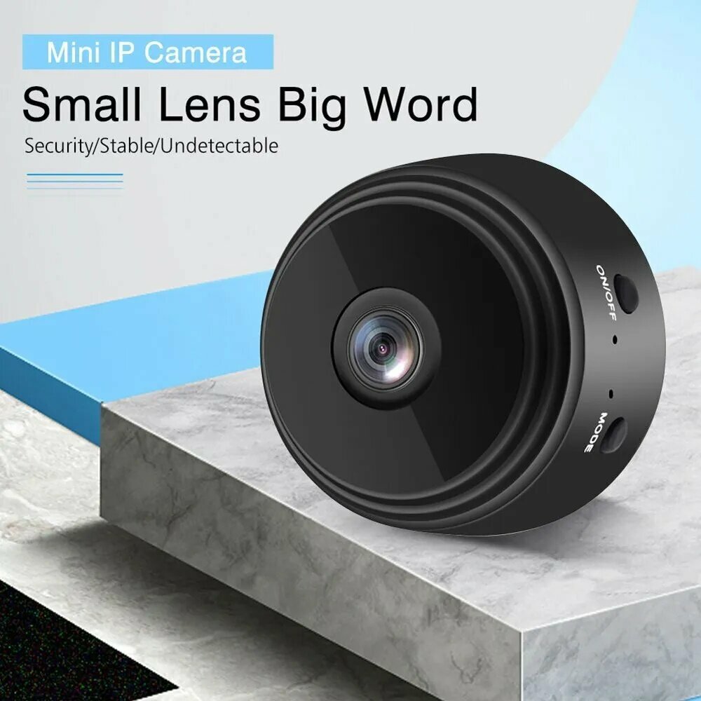 Mini Smart Camera 1080p HD Wi -Fi Wireless Security Monitor для Baby/Pet/Nanny