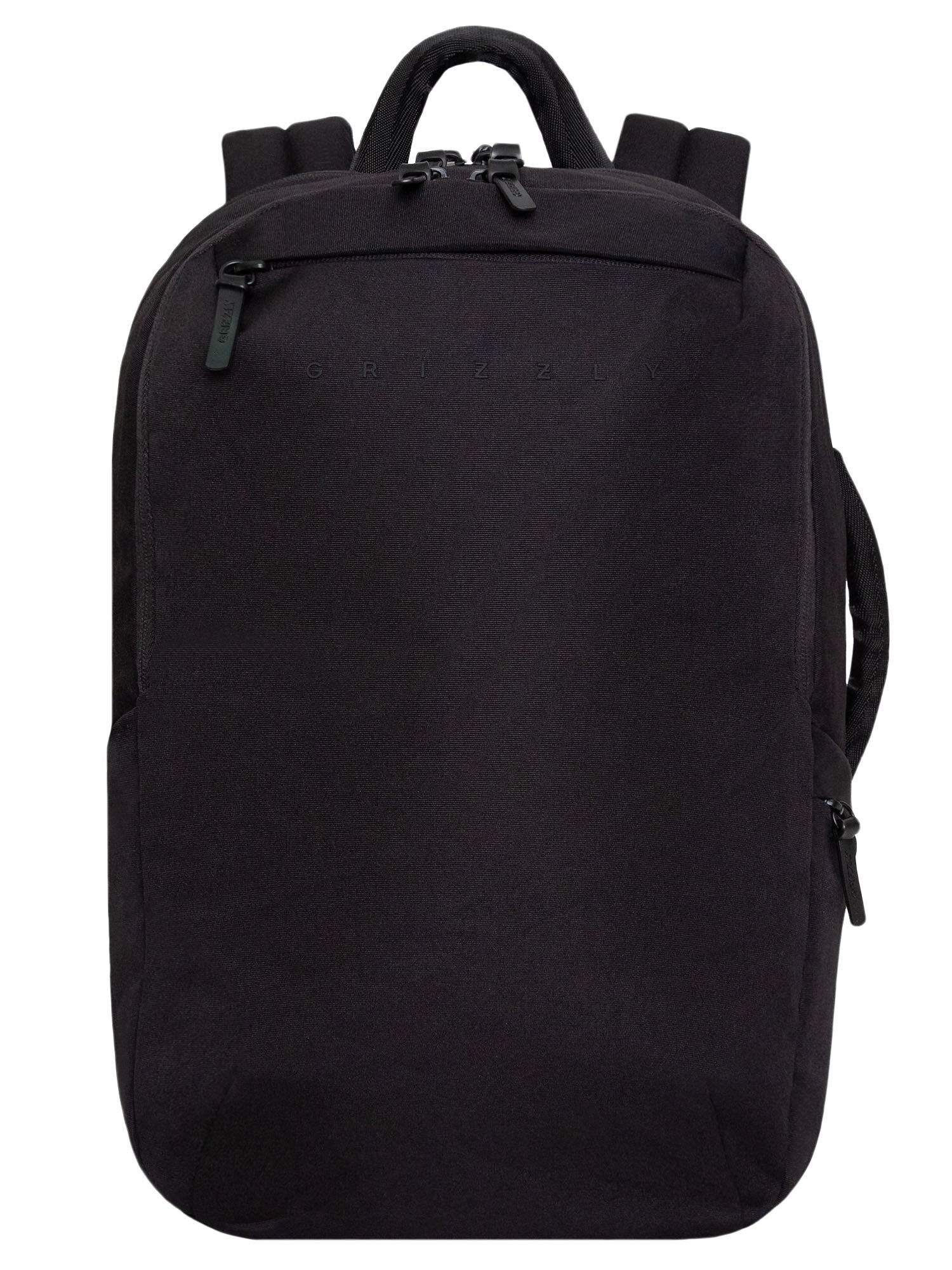 Рюкзак молодежный GRIZZLY с отделением для ноутбука 15" и креплением для чемодана, мужской RQ-406-1/1