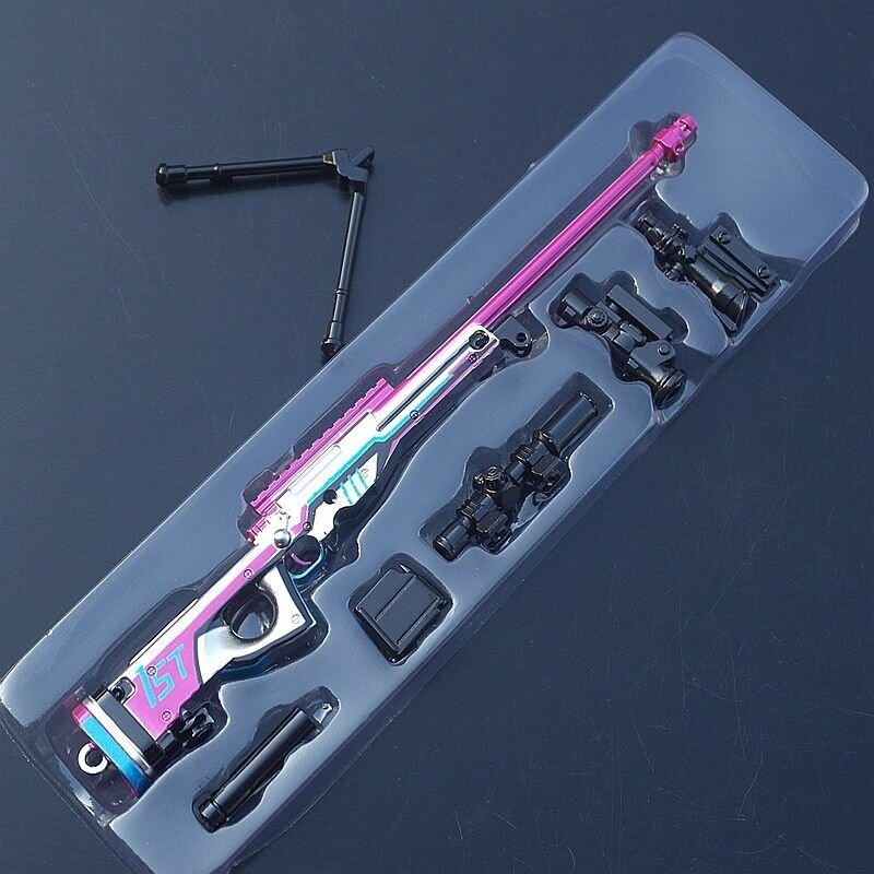 Боевое поле боя Battle Royale, оружие M24, AKM, M416, 98K, AWM, модель пистолета, брелок с кожей