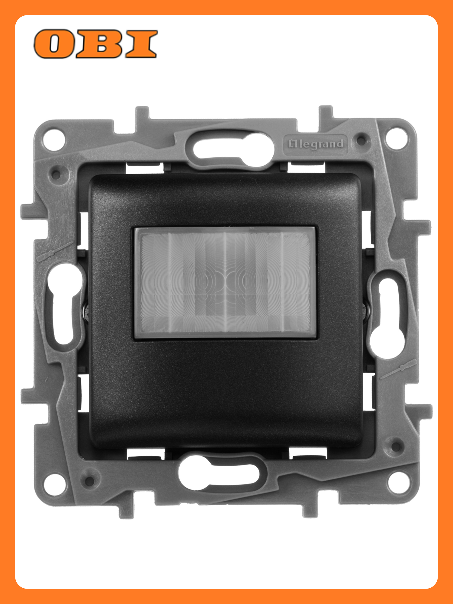 Датчик движения без нейтрали Etika 250 Вт антрацит