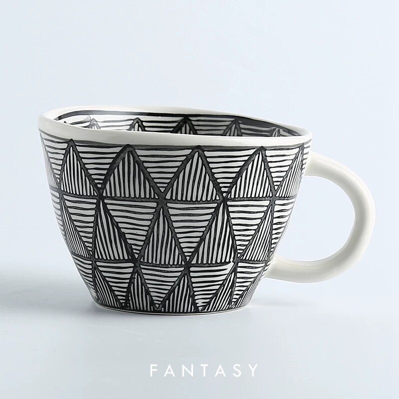 Экспорт в Европу и Америку, аутентичные кружки ручной росписи, короткие и пузатые, с широким горлом, в простом