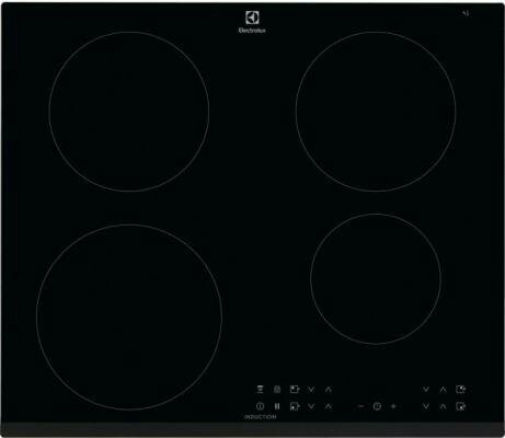 Индукционная варочная поверхность ELECTROLUX/ индукционная на 4 конфорки, cтеклокерамика, мощность: 7200 Вт, независимая установка, размеры (ШхГ): 59x