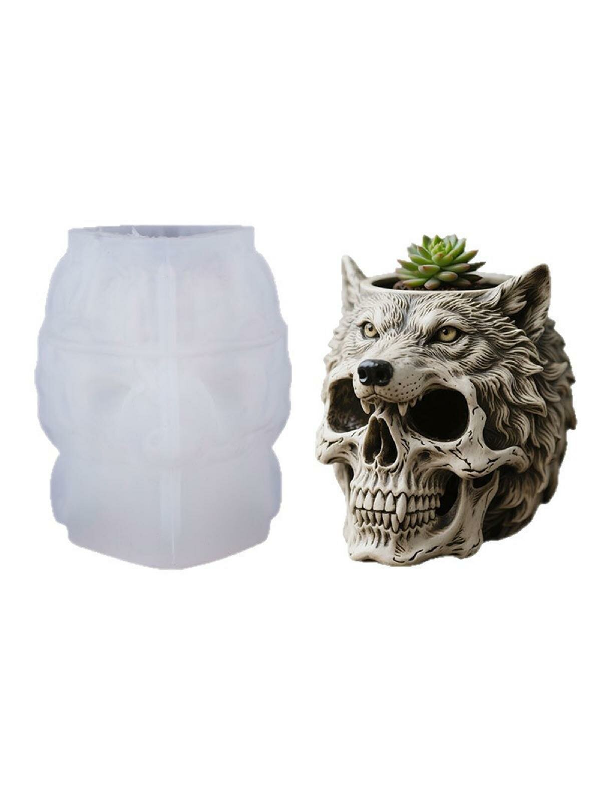 Мягкая силиконовая форма для кашпо, гипсовая форма для украшения дома и садовых поделок