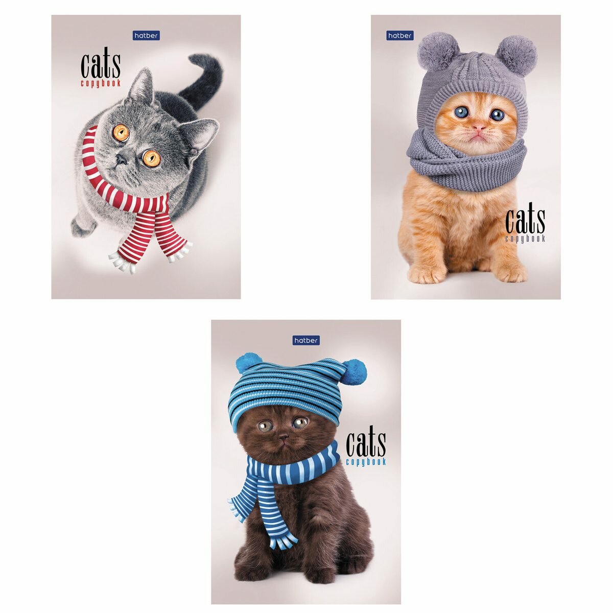 Блокнот малый формат А6, 40 л, склейка, мелованная бумага, клетка, глянцевая ламинация, HATBER, "Ко (40Б6лA1к)