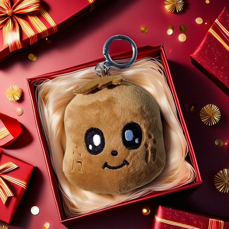 Семнадцать плюшевых игрушек, брелоков и 15 миниатюрных креативных подвесок в корейском стиле.