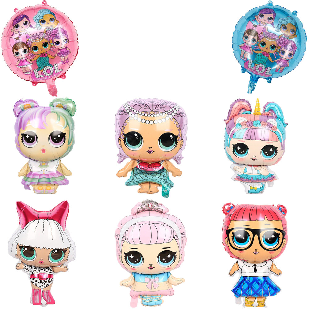 Кукла-сюрприз Lol Фольгированный Воздушный шар Кукла-сюрприз Для Украшения Детского Дня рождения