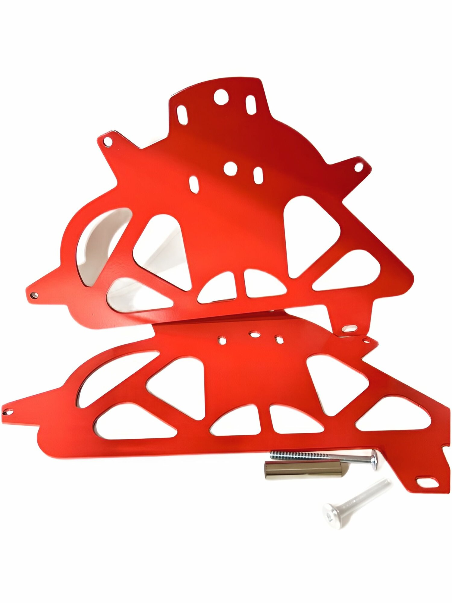 Пластины для крепления канистр квадроцикла AODES 2025 (красные)