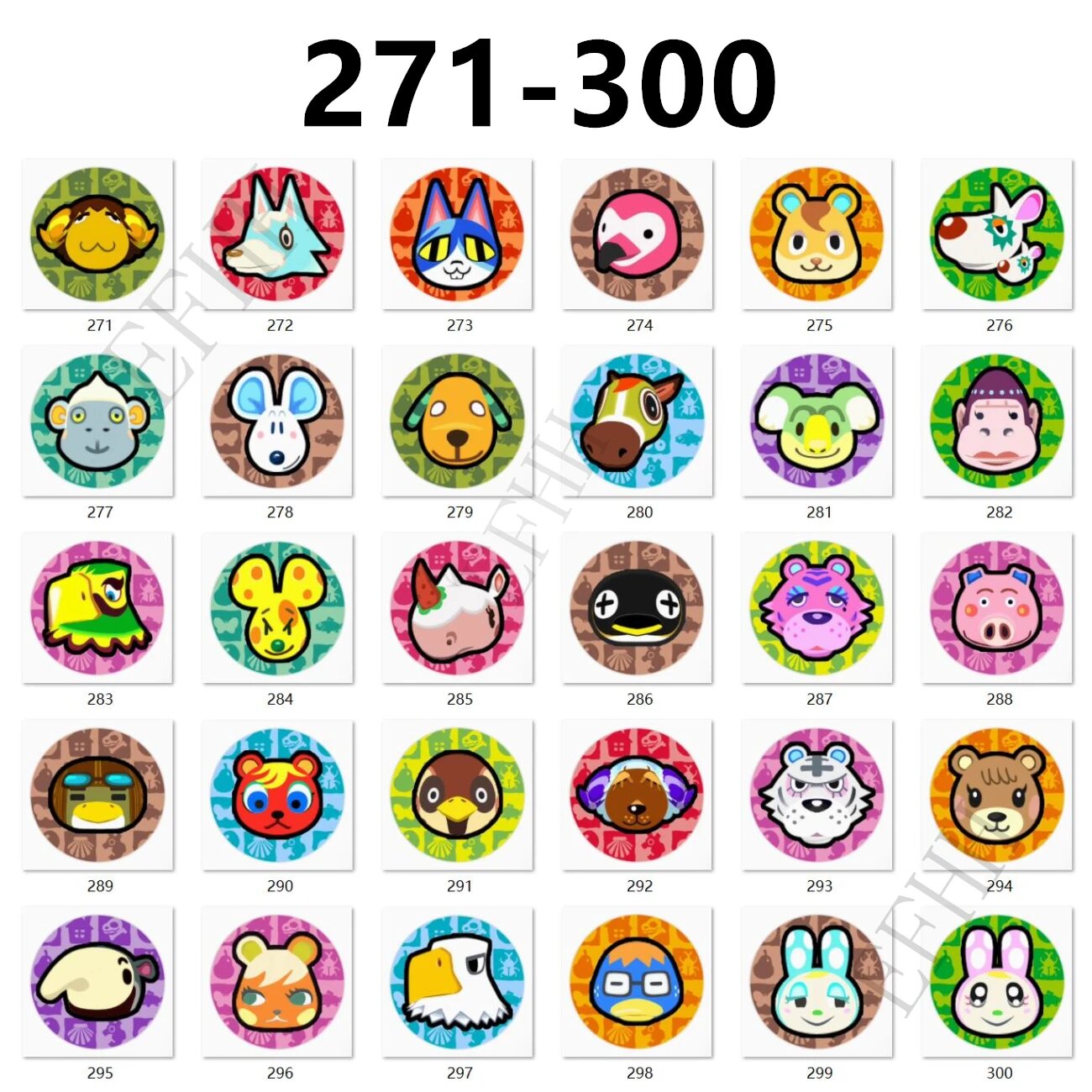 Коллекционные карты Animal Crossing: New Horizons EFHH ACNH 285 Merengue