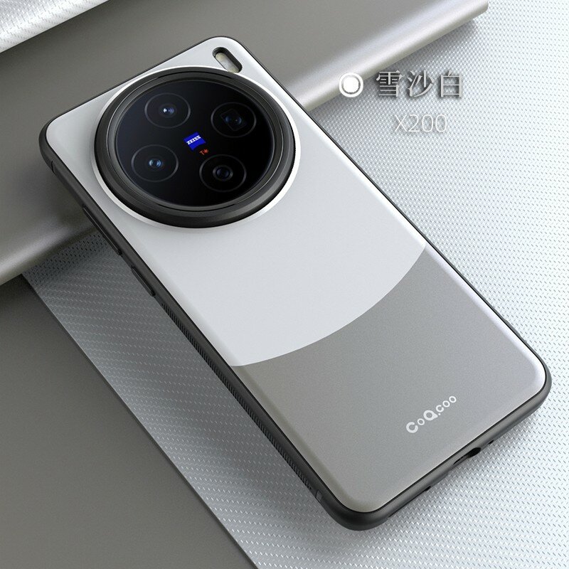 Чехол для Vivo X200/Виво X200, soft touch, чехол-кардиомонитор, искусственная кожа, поликарбонат (PC), защита камеры, ударопрочный, усиленные углы, Vivo, Vivo X200, white,
