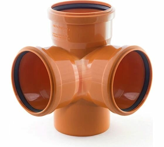 Крестовина двухплоскостная НК ПП 110/110/110х87, рыжий, РТП