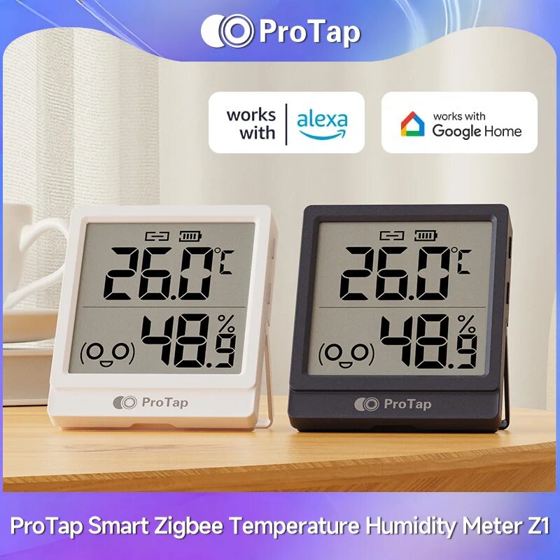 ProTap Zigbee датчик температуры и влажности Z1, 2шт, Blue — фото 1