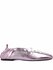 Балетки Lace-up ballerinas