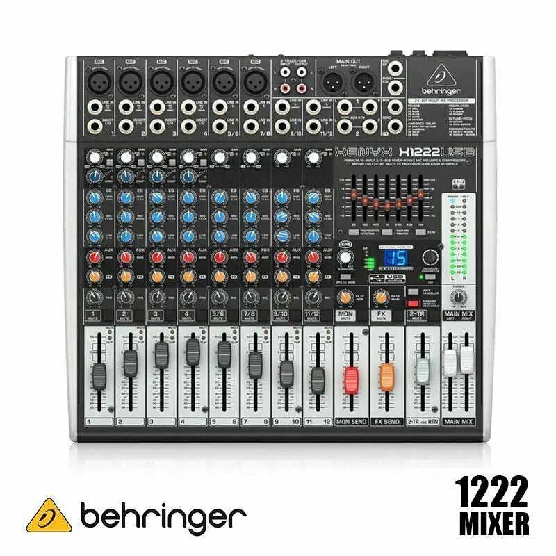 Микшерный пульт Behringer X1222USB-. qx