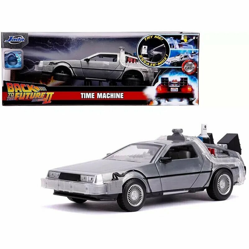 Машинка Jada Toys Back To The Future II 31468 Hollywood Rides 1:24 BTTF II DeLorean Time Machine