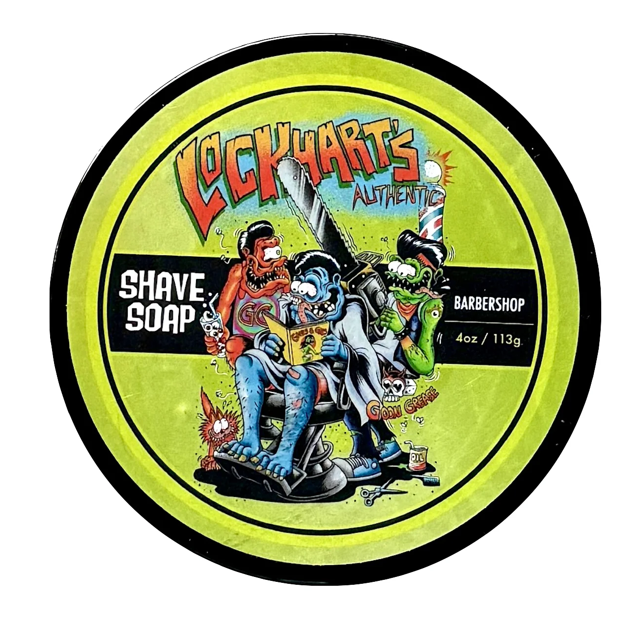 Мыло для бритья Lockhart's Authentic Barbershop Shave Soap, 113 гр.