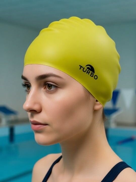 Шапочка Turbo Silicone Cap Metal Gold