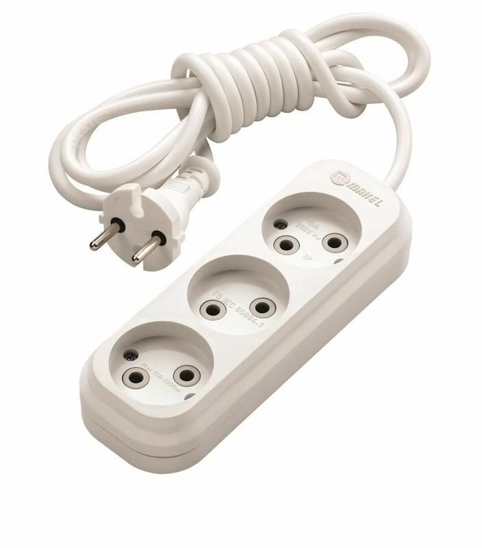 Удлинитель силовой Makel 3х10 м, без заземления, 10А, IP20