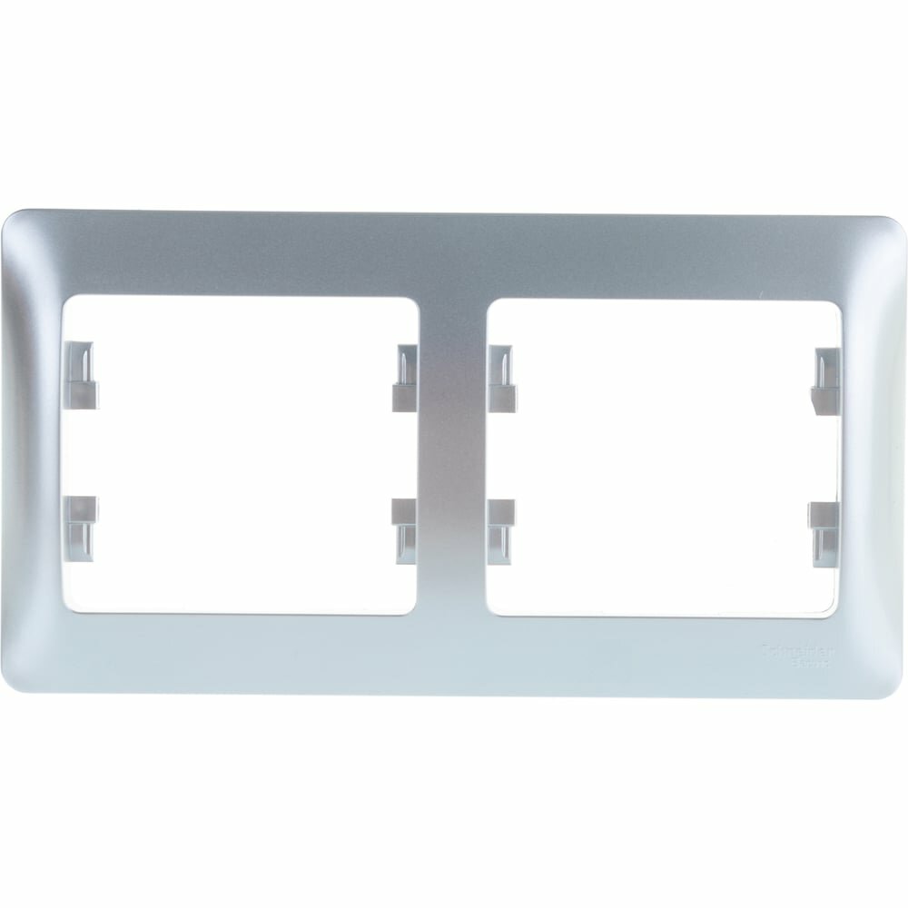 Горизонтальная двухпостовая рамка Systeme Electric GLOSSA
