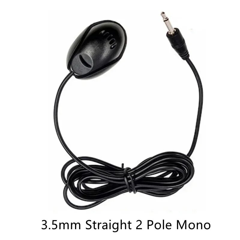 Микрофон 3.5mm Mono 2-Pole Черный