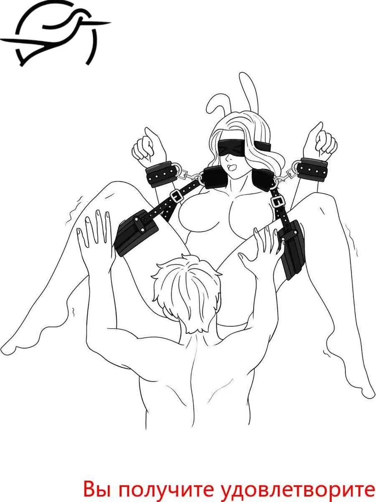 Бондаж БДСМ. Ремни для фиксации ног и шеи. Игрушки для взрослых