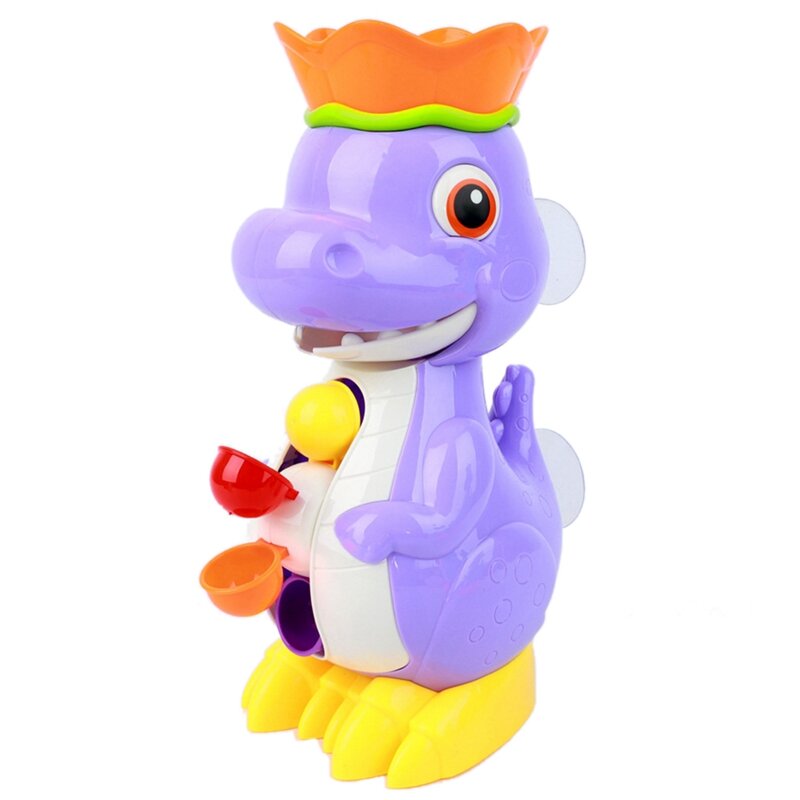 Ванная игрушки для детей Смешные динозавры Ванная игрушки Образовательные детские ванные игрушки Ванная игра Детский набор Водные игрушки Ванная игрушки (фиолетовый)