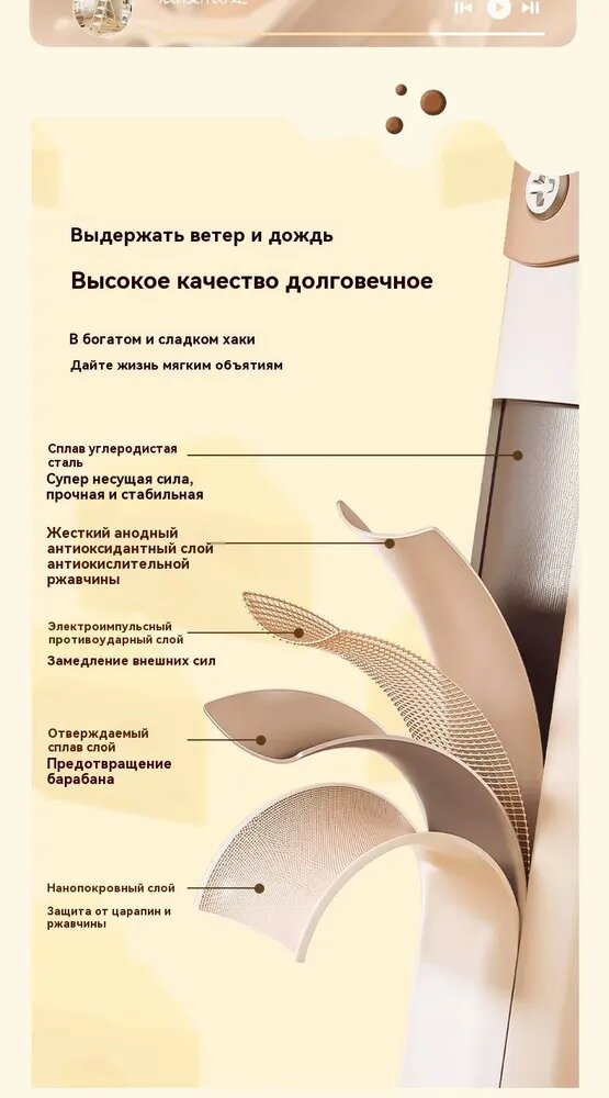 Лестница для дома складная стремянка из высокоуглеродистой стали белая 3 ступени — фото 1