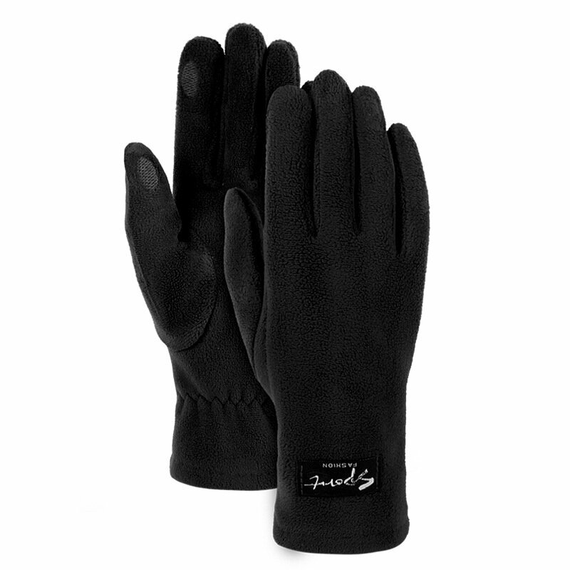 Перчатки из флиса для женщин, зимние, с флисовой подкладкой, теплые, для активного отдыха, велоспорта, вождения, с защитой от холода и сенсорным экраном
