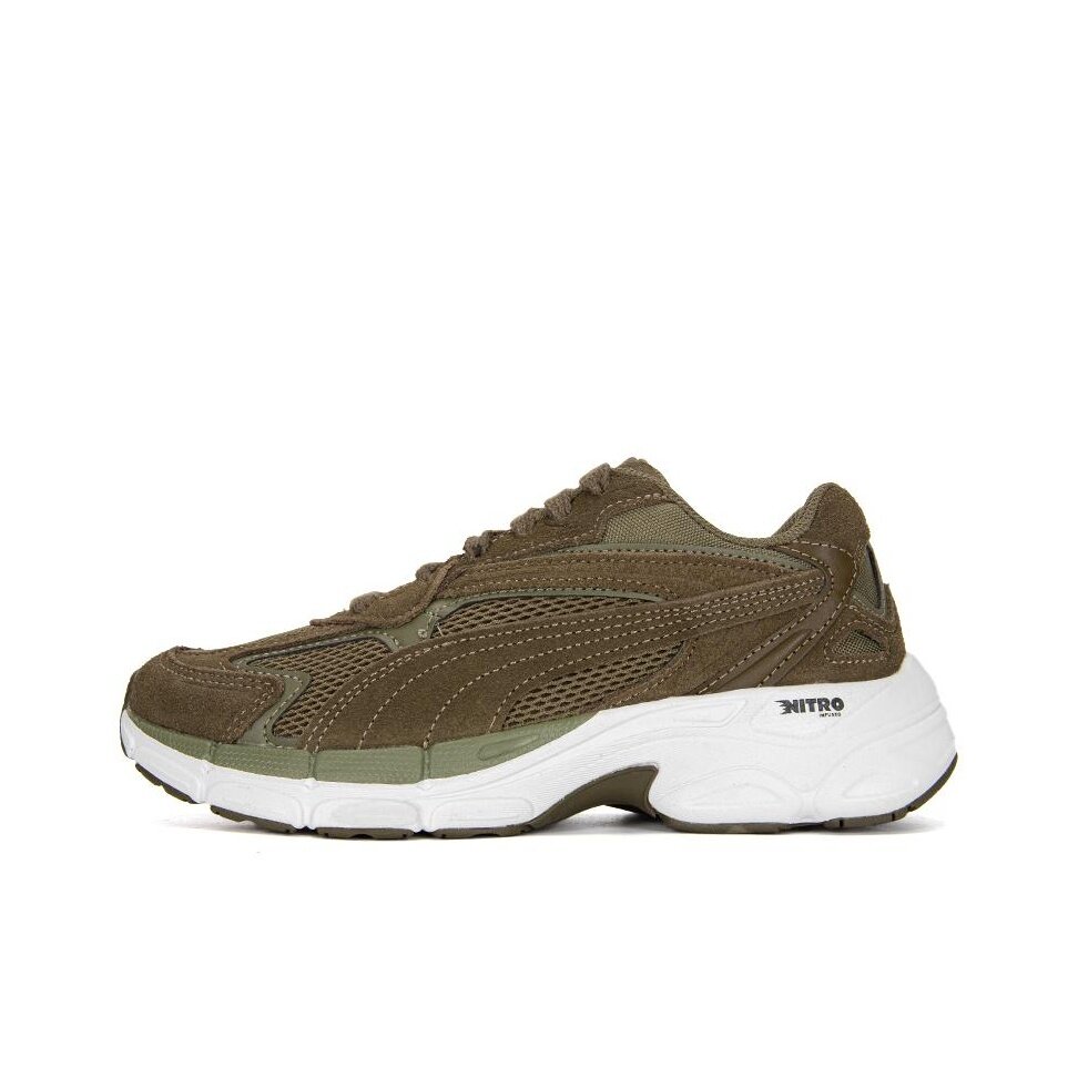 Кроссовки PUMA, размер EU 41 стопа (26.5CM), зеленый, — фото 1