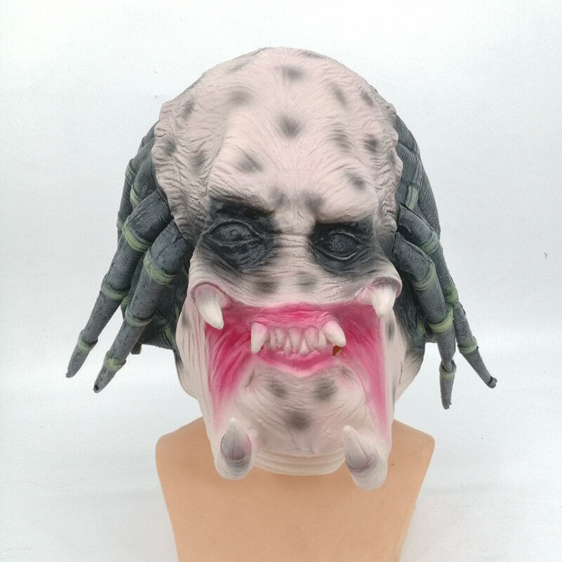 Маска на Хэллоуин, маска из фильма "Чужой против Хищника", маска одиночного волка, маска головы собаки, товары из фильма