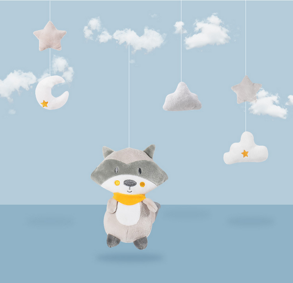 Детские клубничные игрушки шить детские игрушки 0 12 месяцев Мягкие животные Музыкальные клубничные детские игрушки Детские мобильные новорожденные детские кровати Детские клубники и мобильные ()