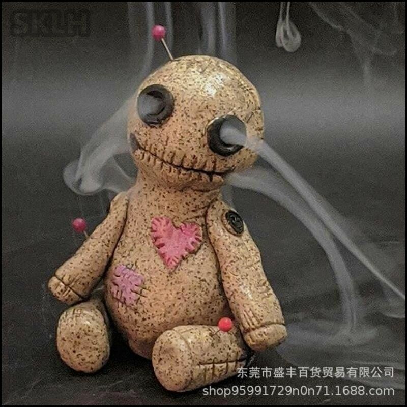 Эксклюзивные ритуальные куклы вуду с подвижной головой для декора