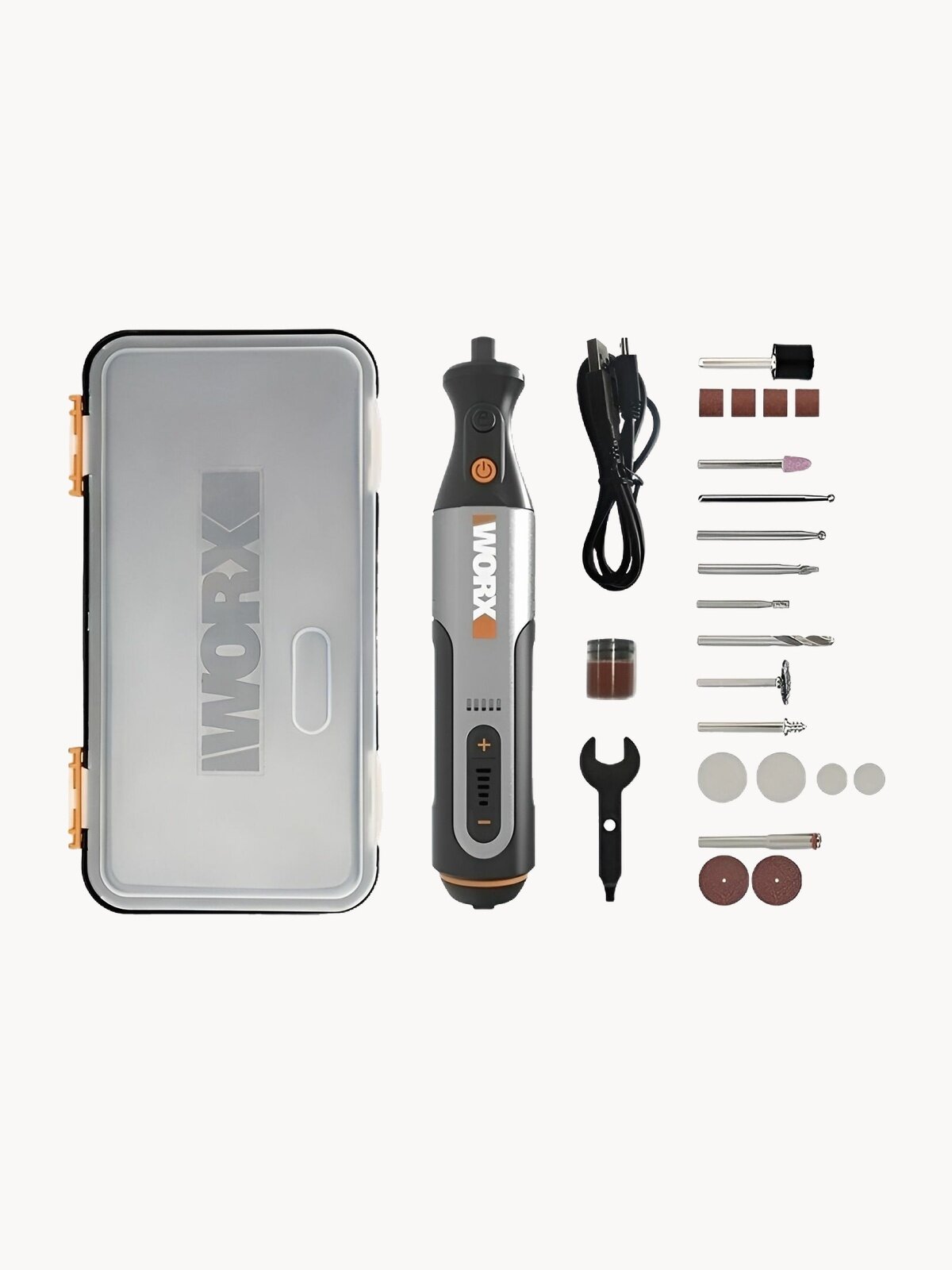 Мощный беспроводной гравер Worx WX106