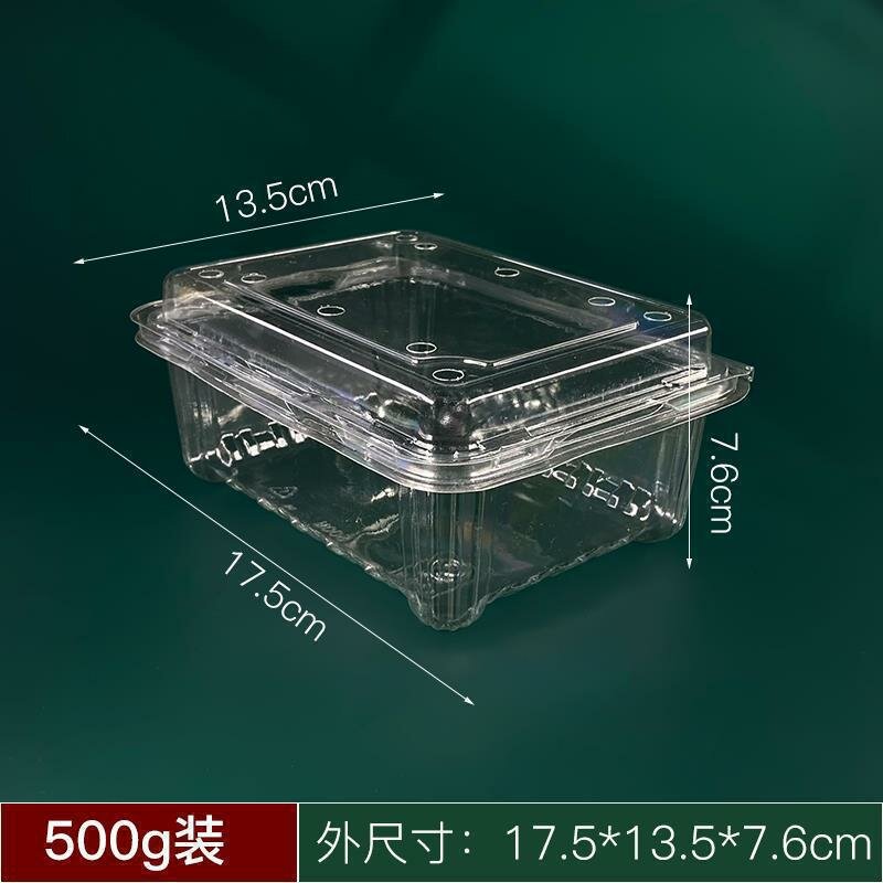 Упаковочная коробка для суши, утолщенная, одноразовая, прозрачная, средняя глубокая миска, торт, индейка, лапша, уличный ларек, длинная полоса, большая неглубокая
