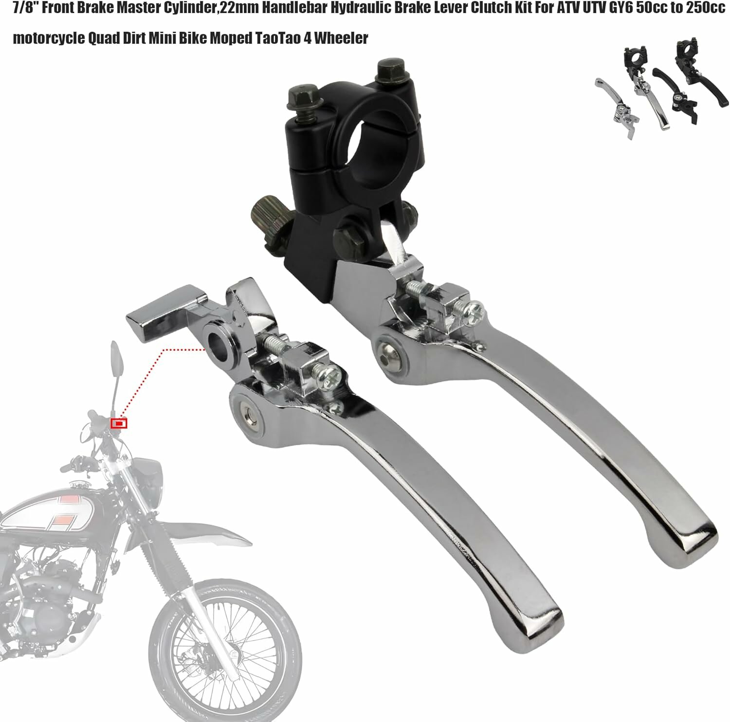 Складные рычаги тормоза и сцепления для мотоцикла и питбайка